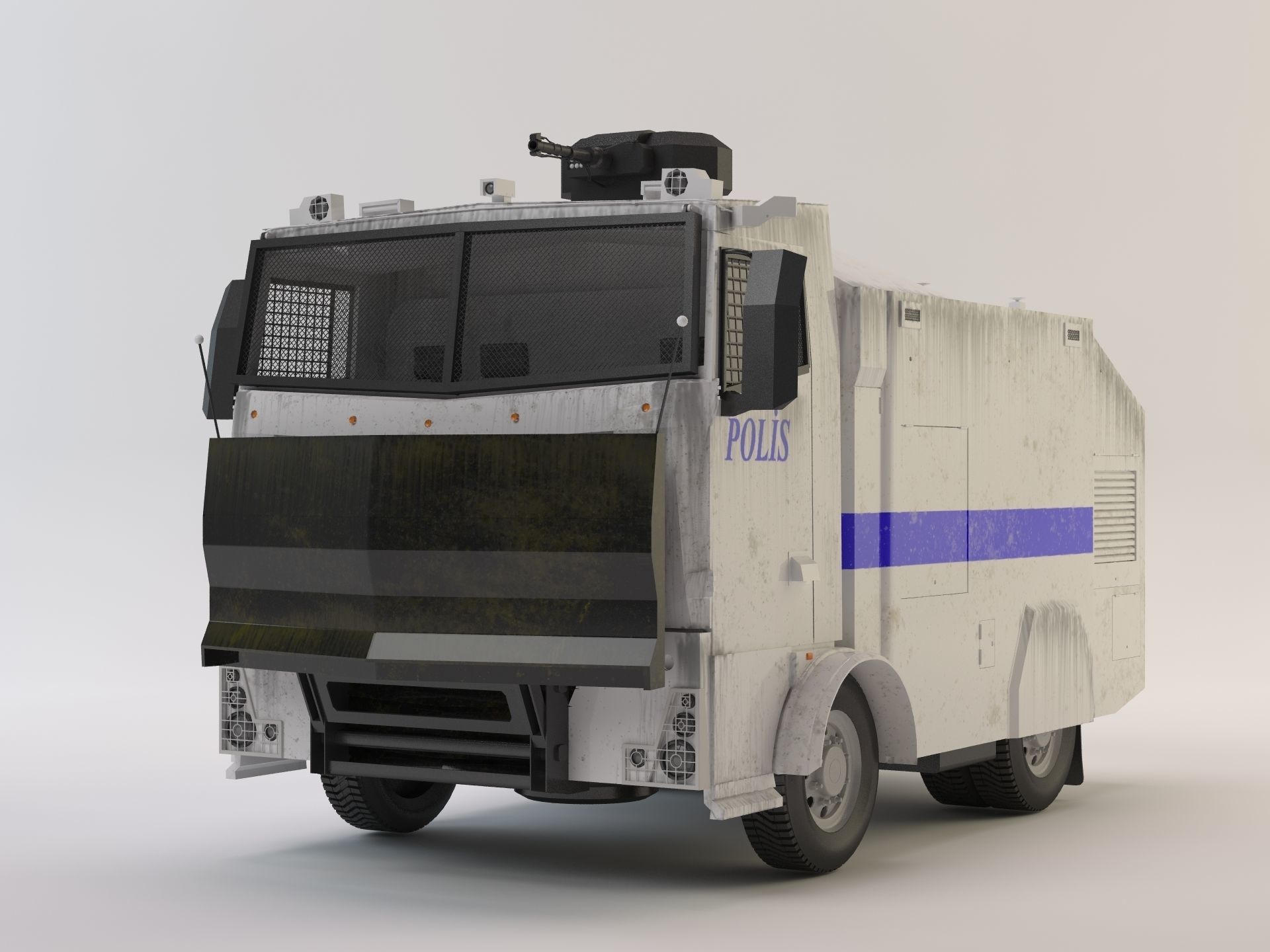 Toma - Turkish Police Vehicle For Riot Control 3D model | CGTrader