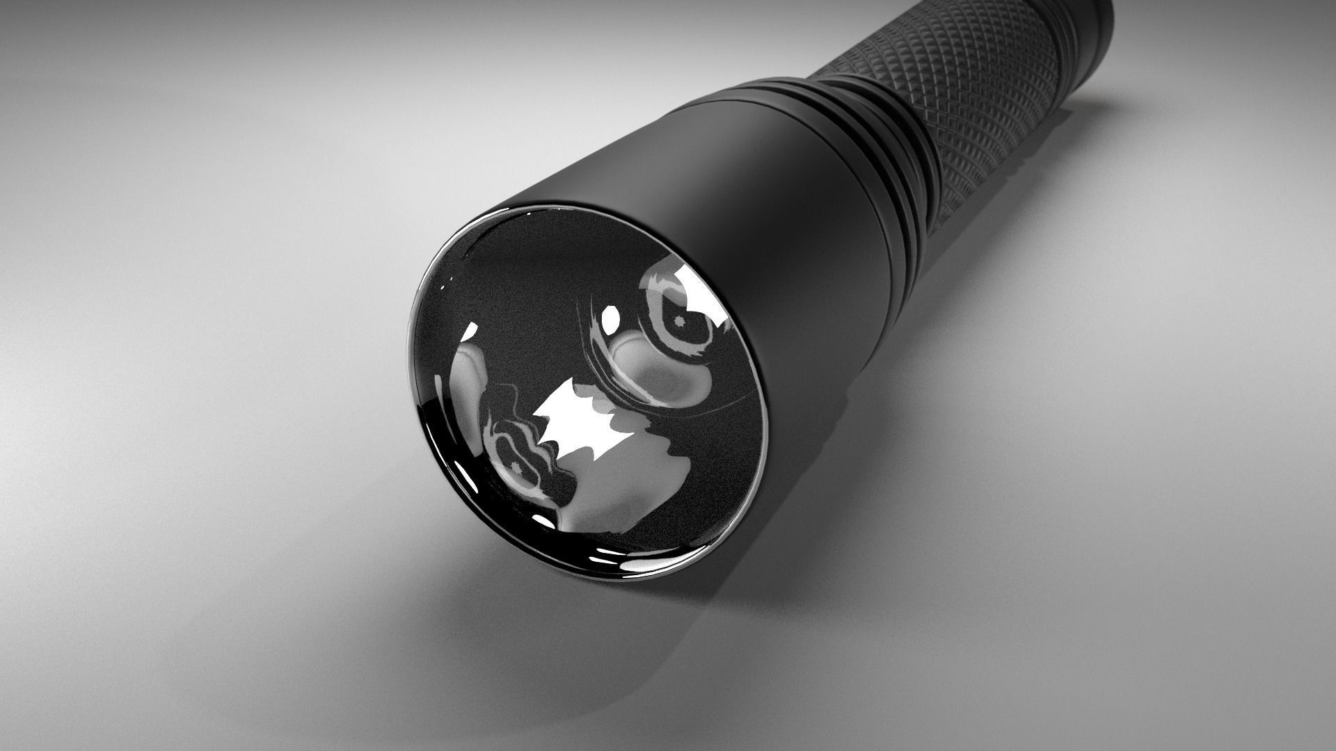 3D animated Flashlight | CGTrader