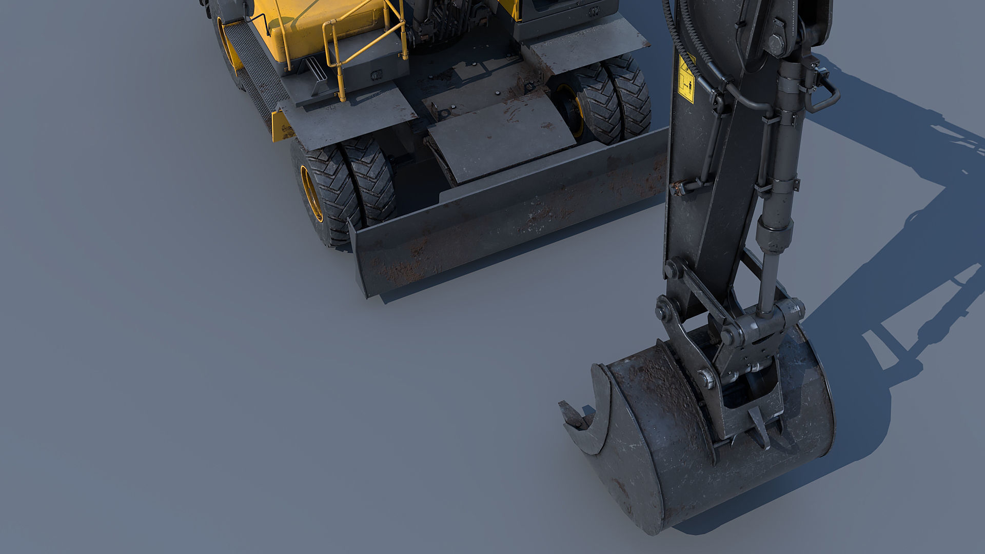 3D model Excavator EW205D VR / AR / low-poly | CGTrader