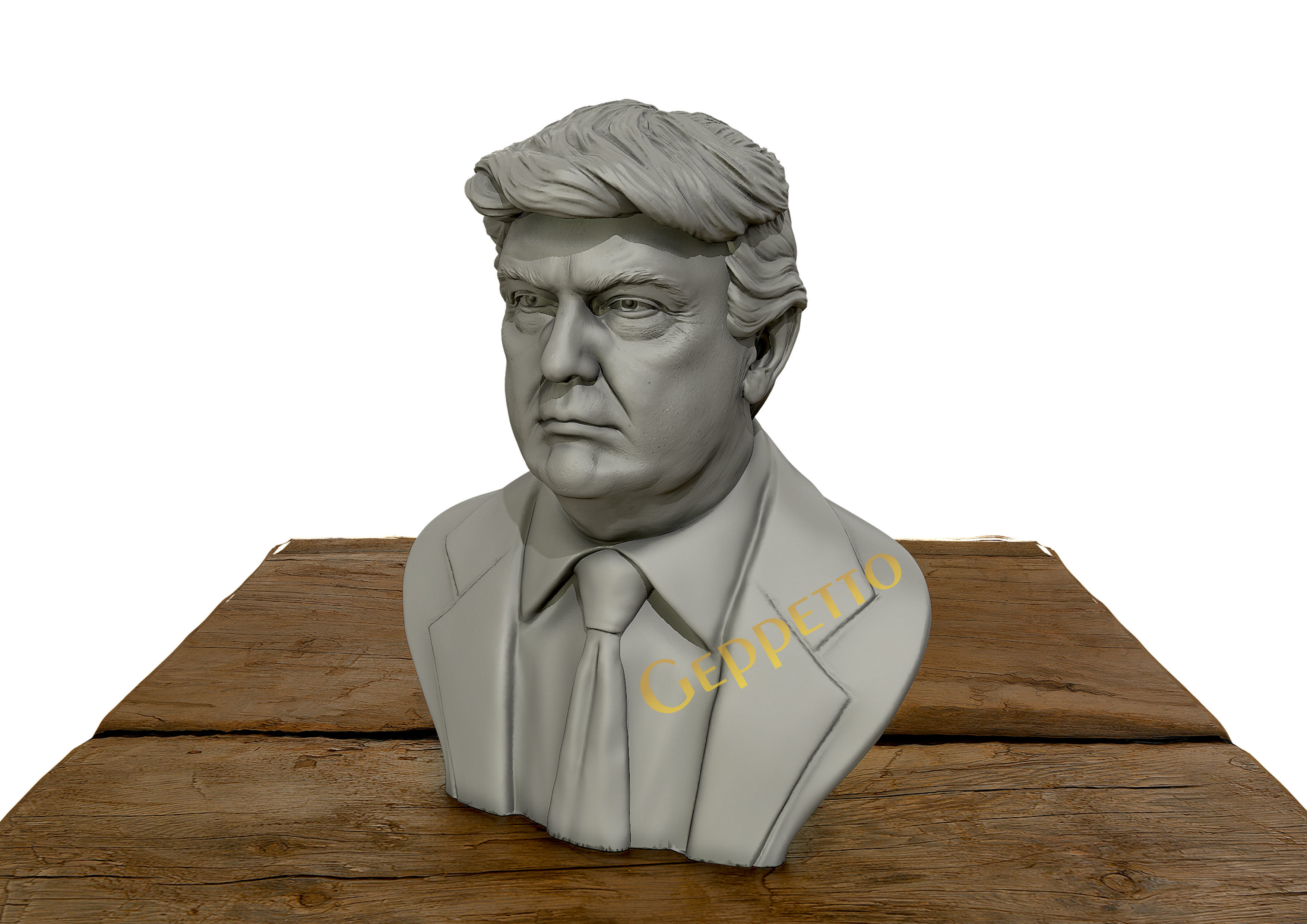Donald Trump 3D printable 3D Sculpture 3D model 3D printable | CGTrader