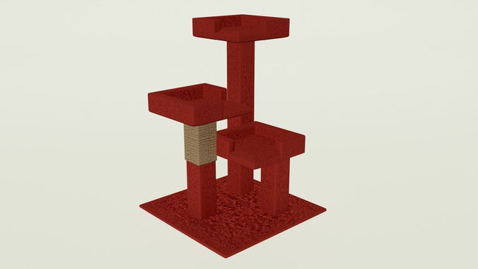 Scratching Post - PBR - Perfect for Interior Design free VR / AR / low ...