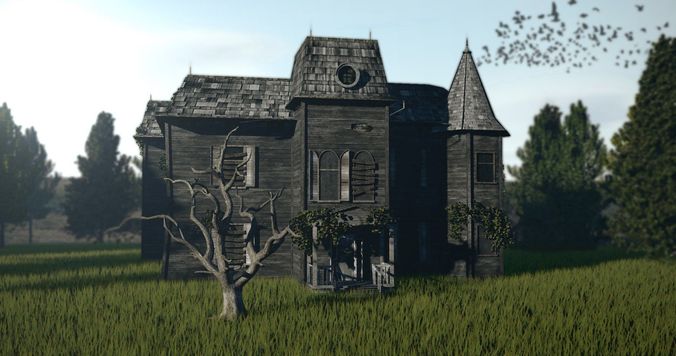 3D model IT - house from the movie 2017 VR / AR / low-poly | CGTrader