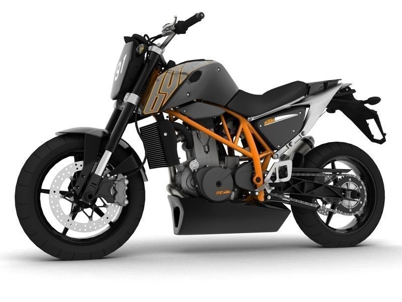 KTM 690 Duke Track 2014 3D model | CGTrader
