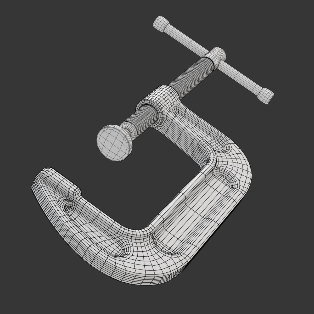 C-Clamp clamp 3D model | CGTrader