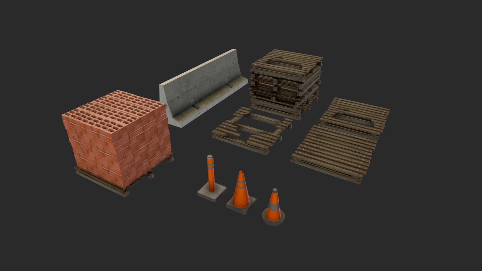 Some build stuff 3D model | CGTrader