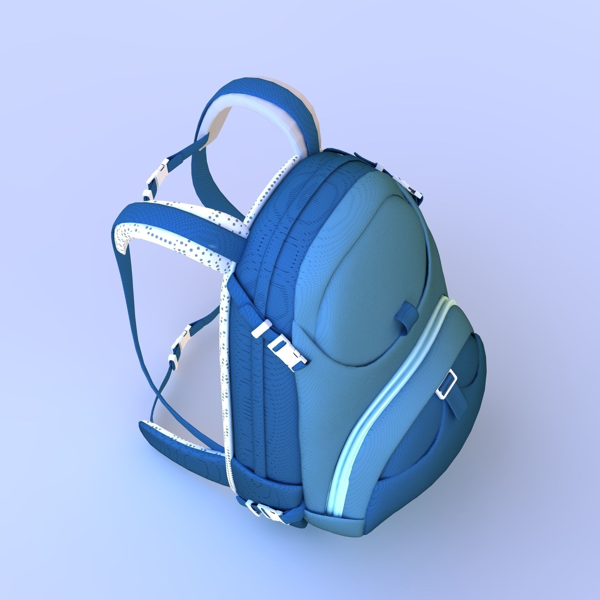 Simple Backpack 3D model | CGTrader