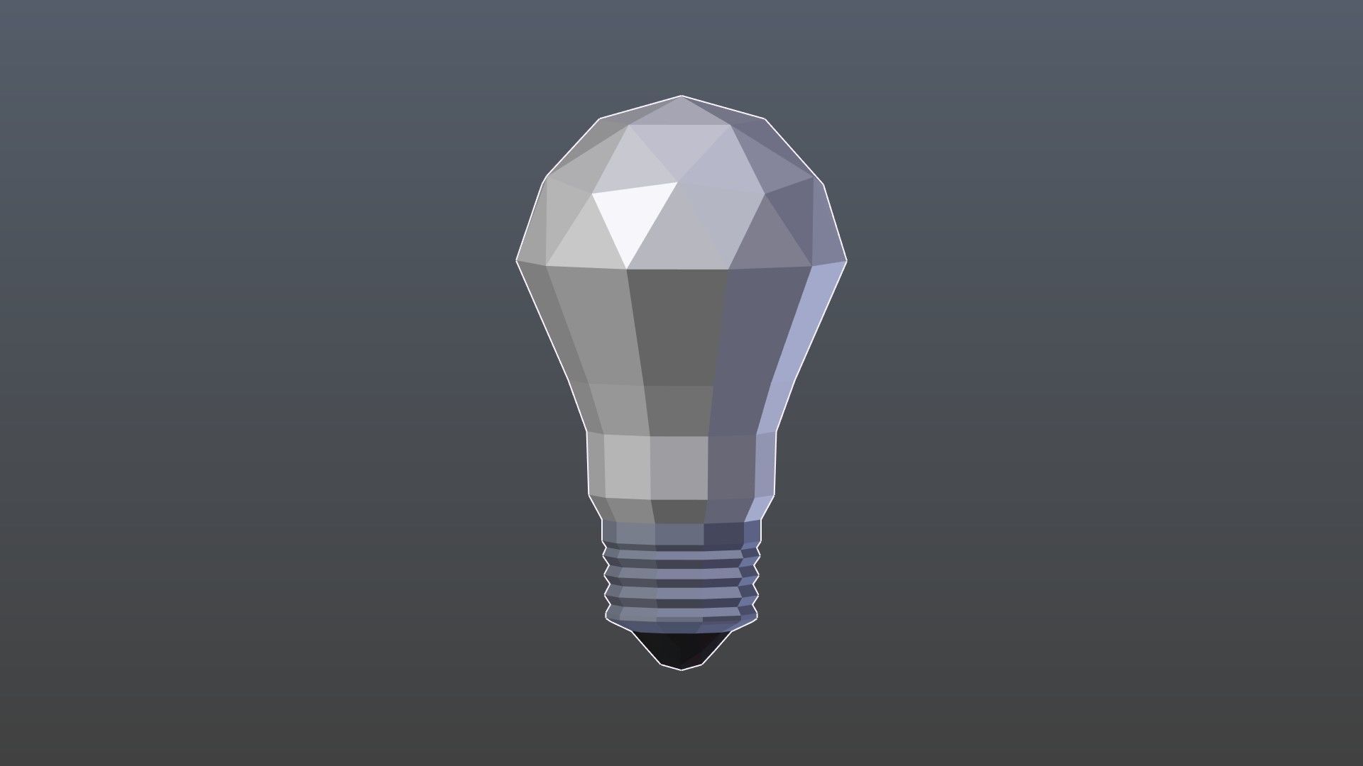 3D model Low poly bulb VR / AR / low-poly | CGTrader