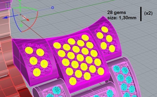 WATCH CROWNED DIAMONDS 3D PRINTABLE 3D model 3D printable | CGTrader
