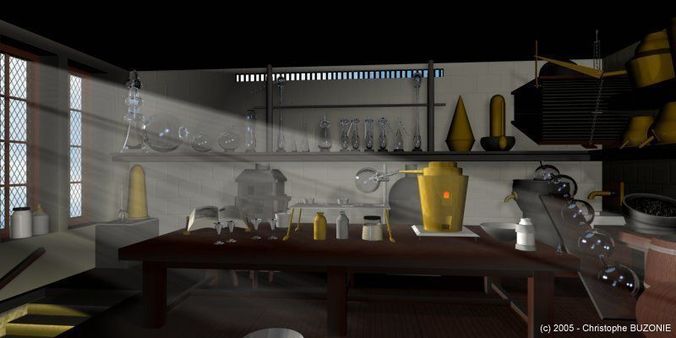 3D model Alchemy Lab | CGTrader