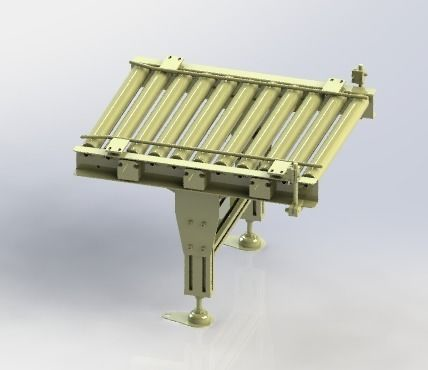 Roller assembly line 3D model | CGTrader