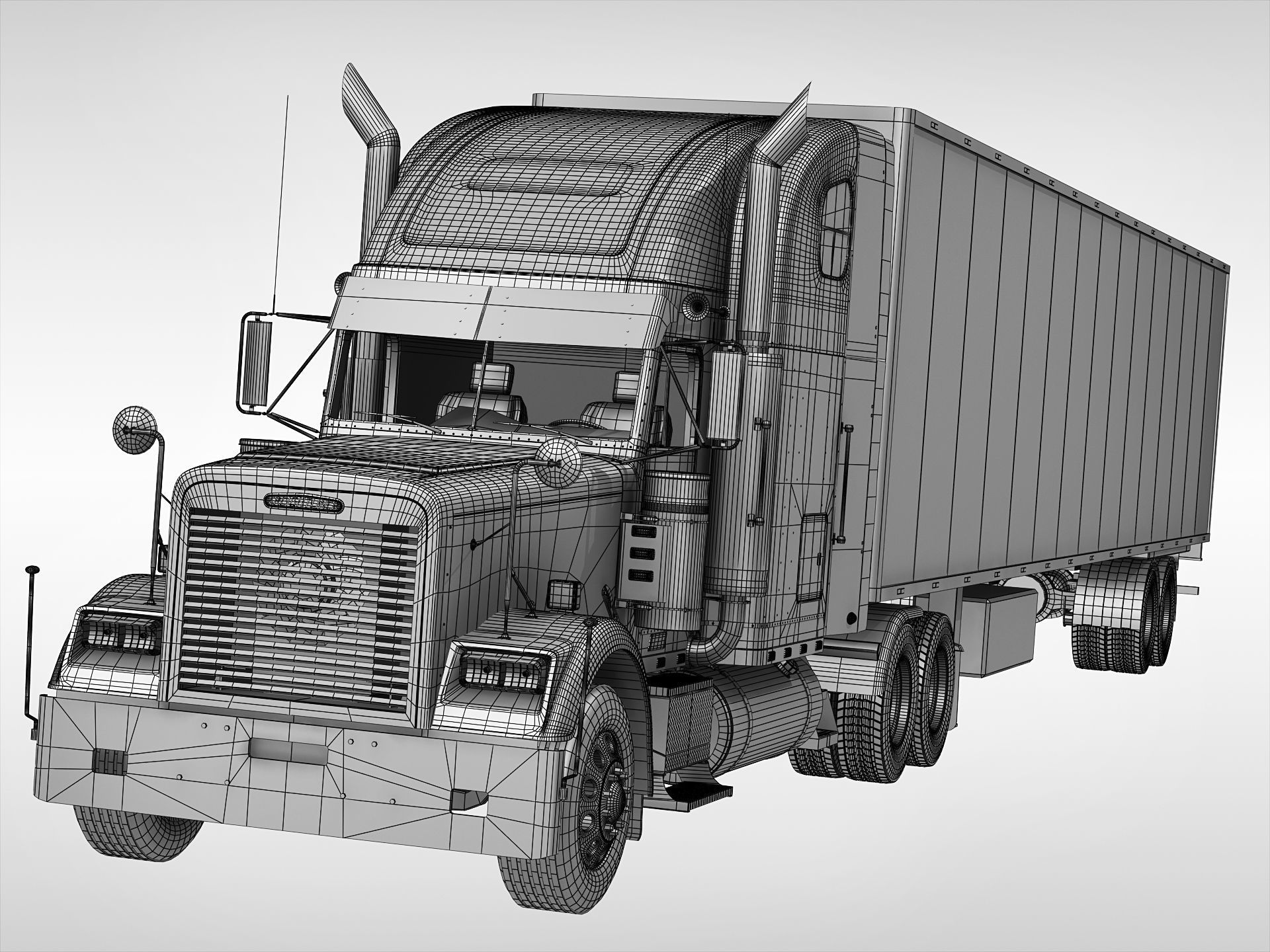 Freightliner Classic XL 3D model | CGTrader