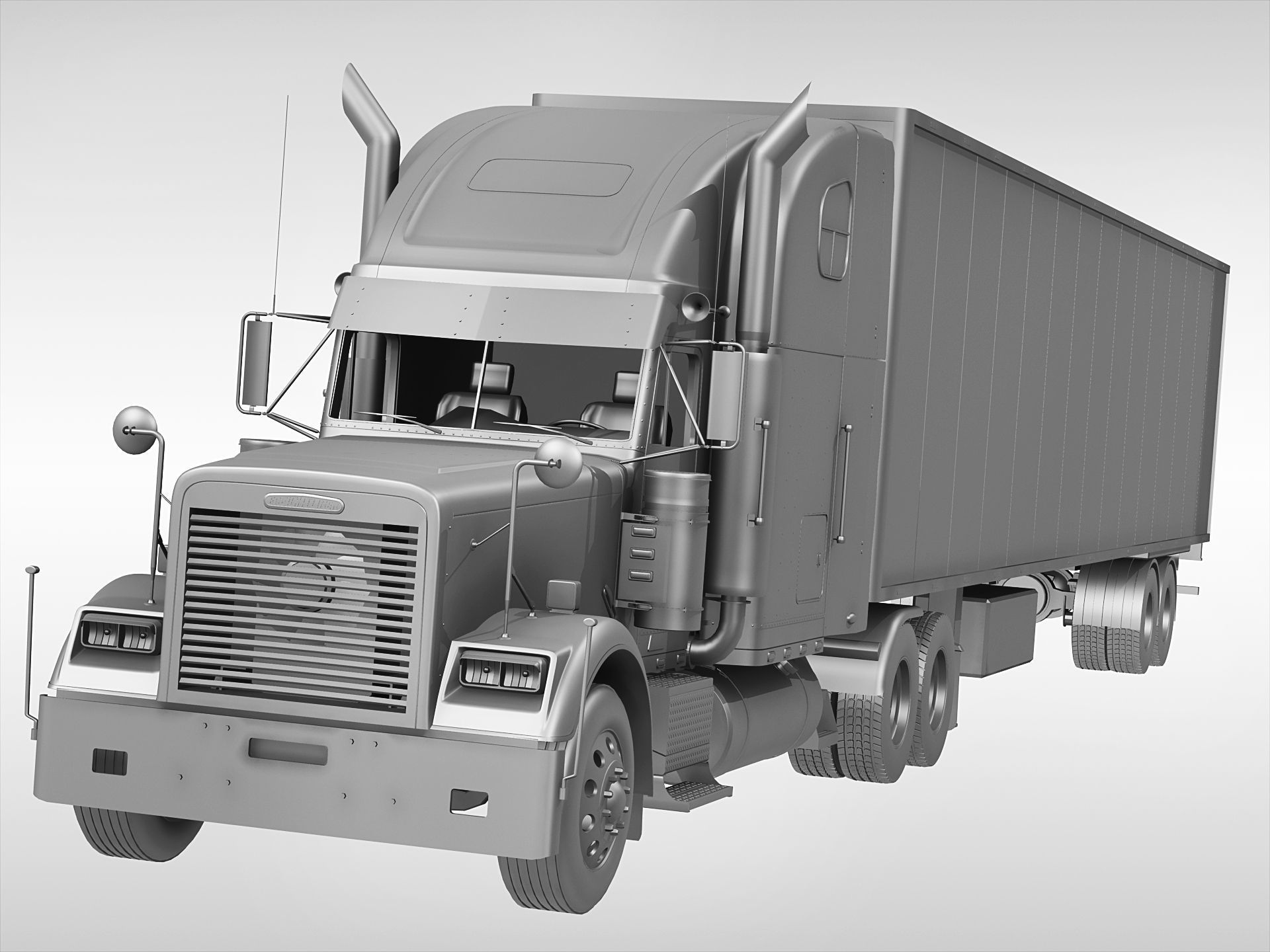 Freightliner Classic XL 3D model | CGTrader
