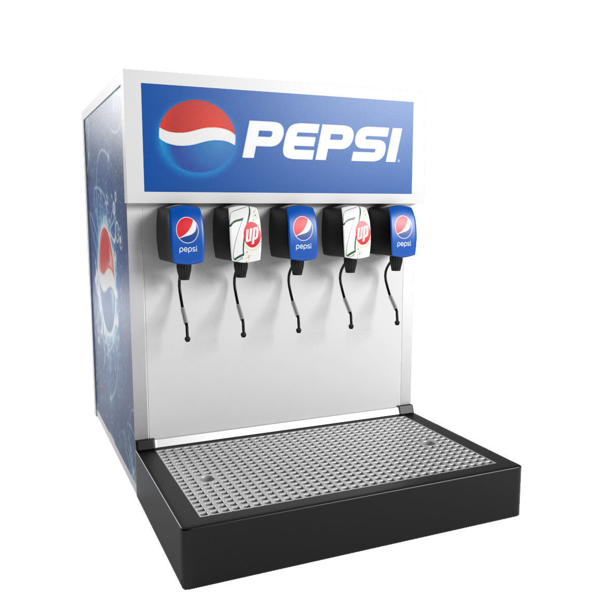 Pepsi Fountain Machine 3D model | CGTrader