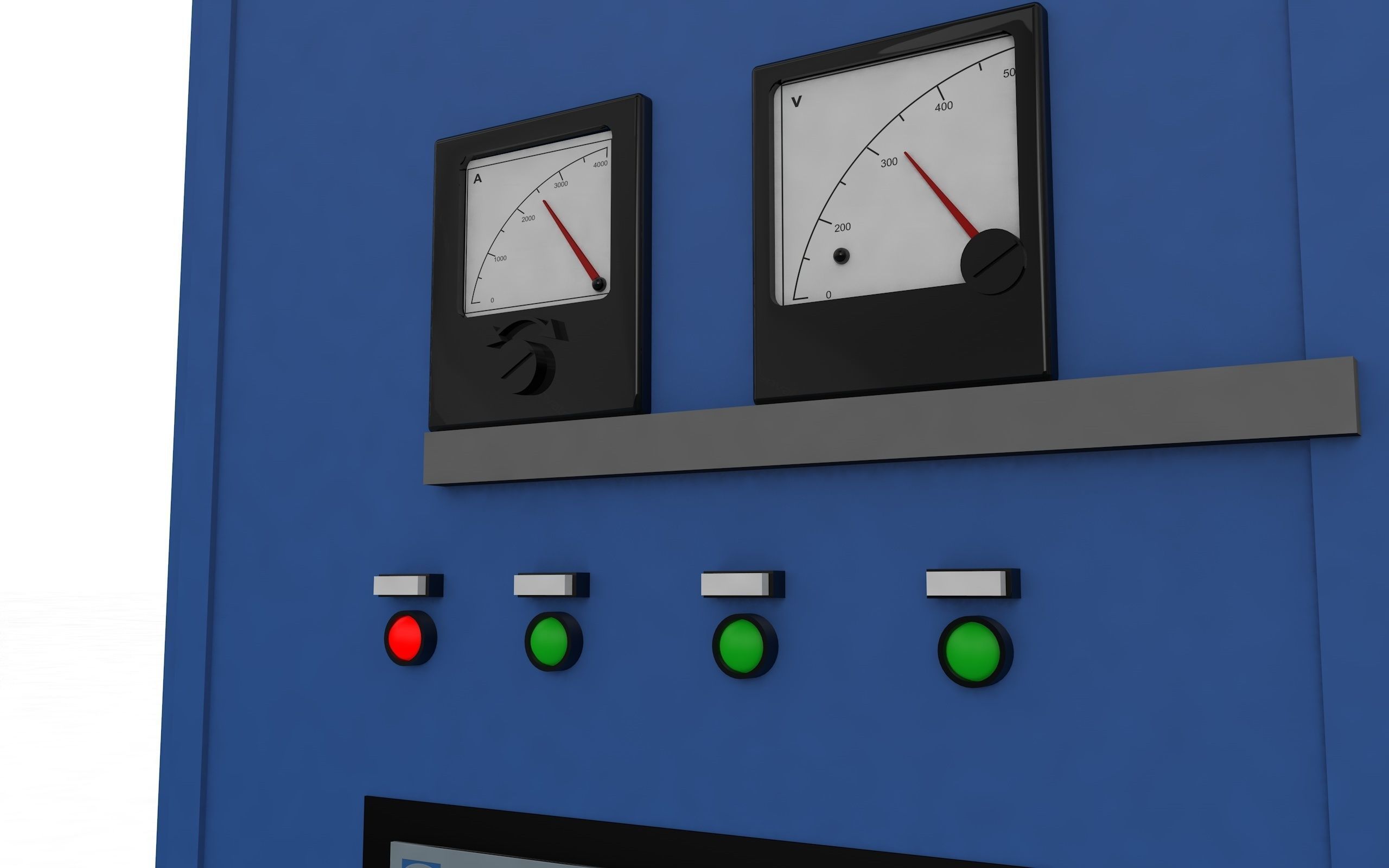 Electric Control Panel 3D model | CGTrader