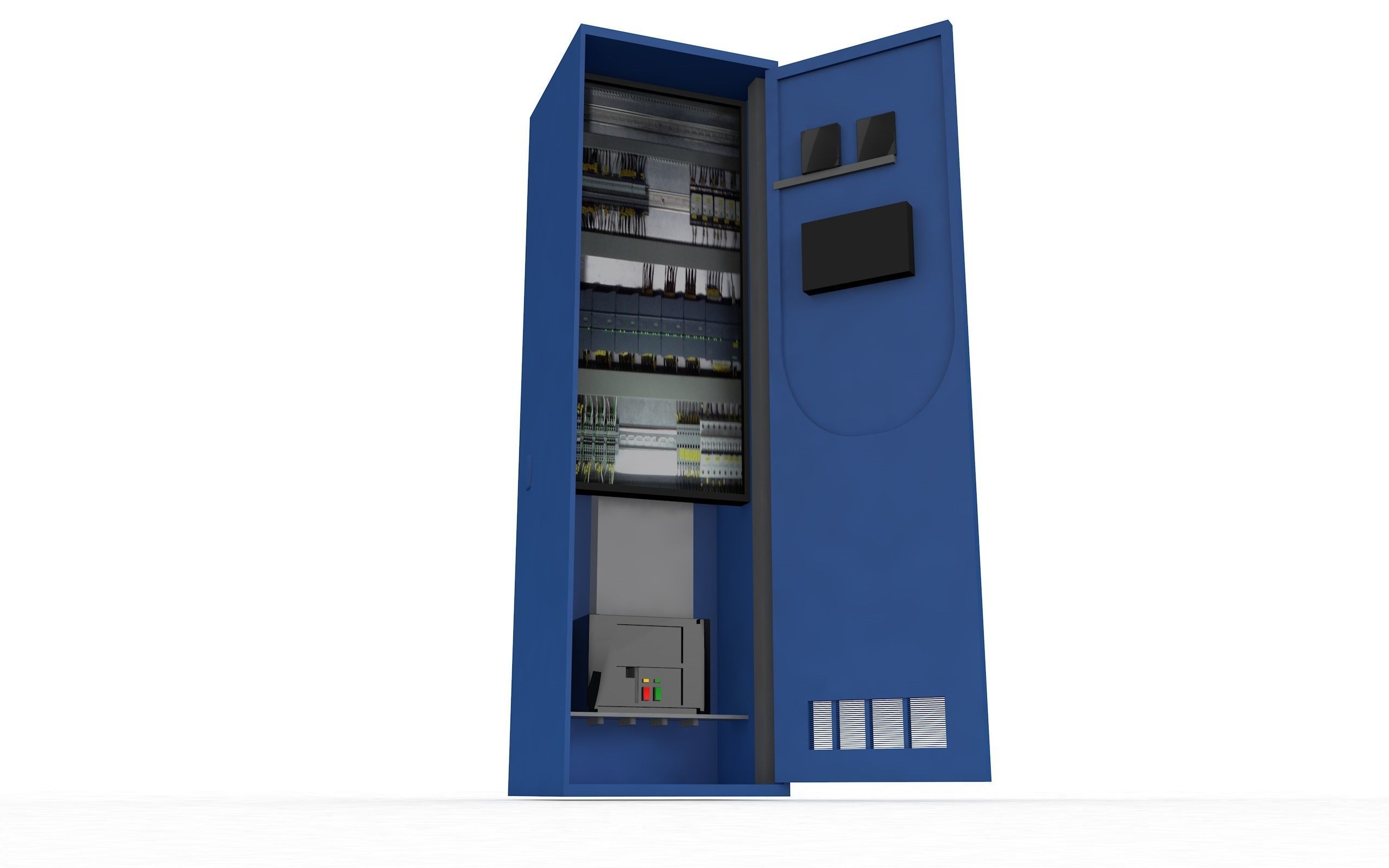 Electric Control Panel 3D model | CGTrader