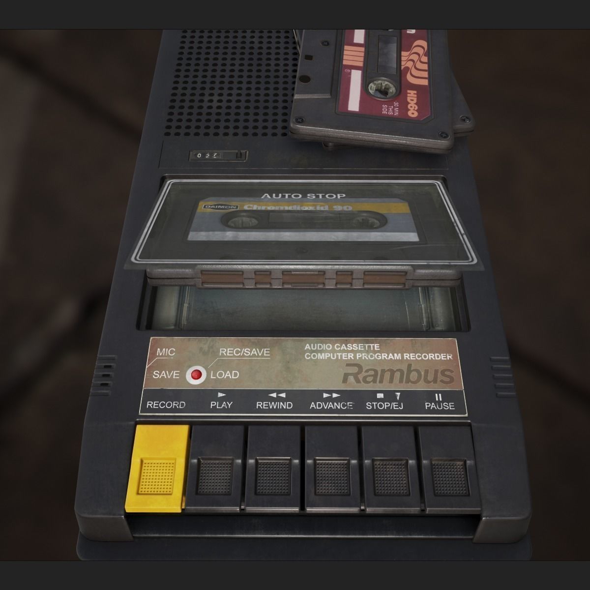 3D model Vintage Cassette Player VR / AR / low-poly | CGTrader