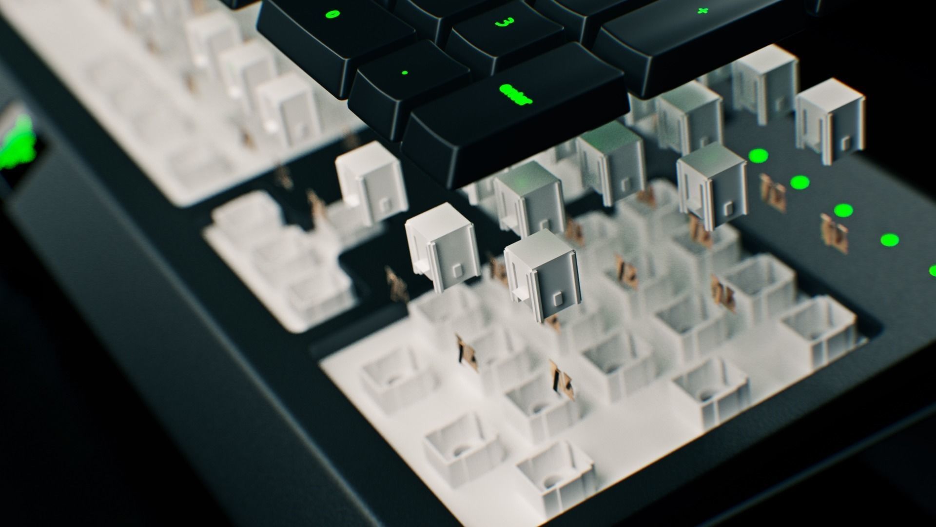 RAZER cynosa chroma pro keyboard 3D model | CGTrader