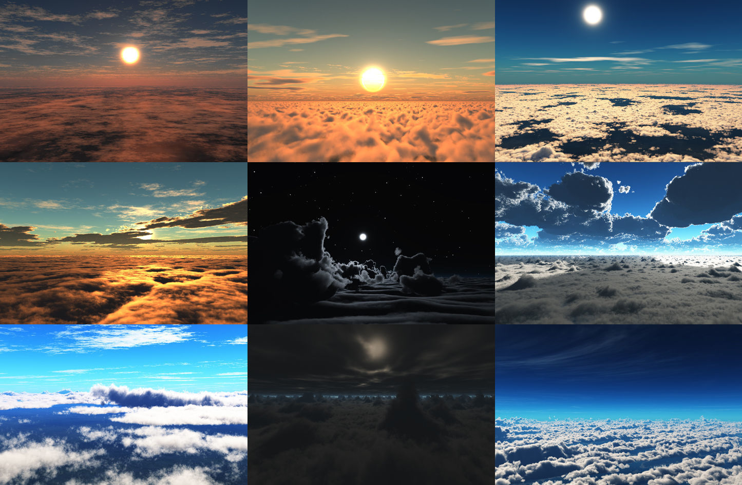 Sky Series Collection - HDRi Atmospheres Texture | CGTrader