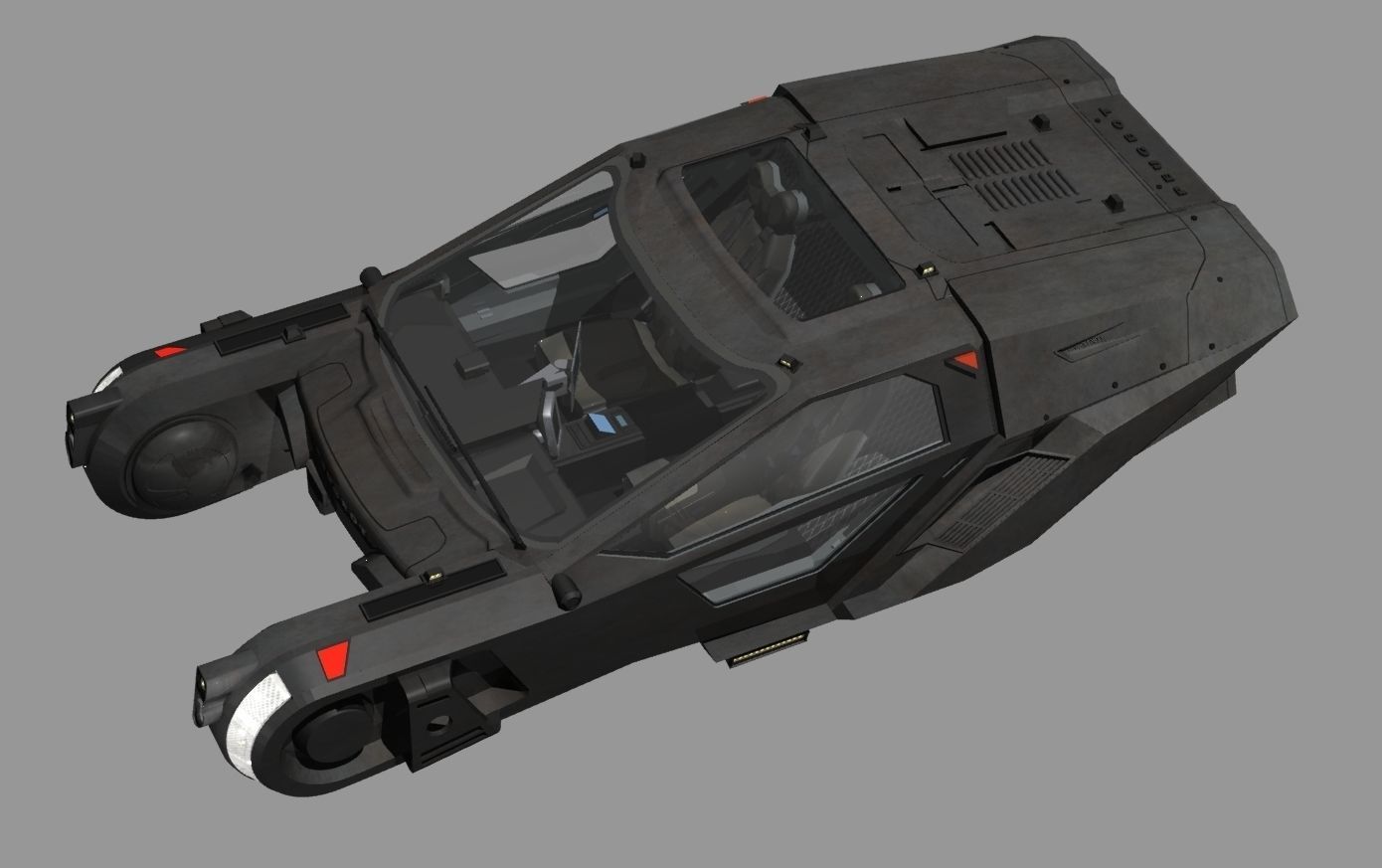 Blade-Runner 2049 Peugeot Police Spinner update 3D model | CGTrader