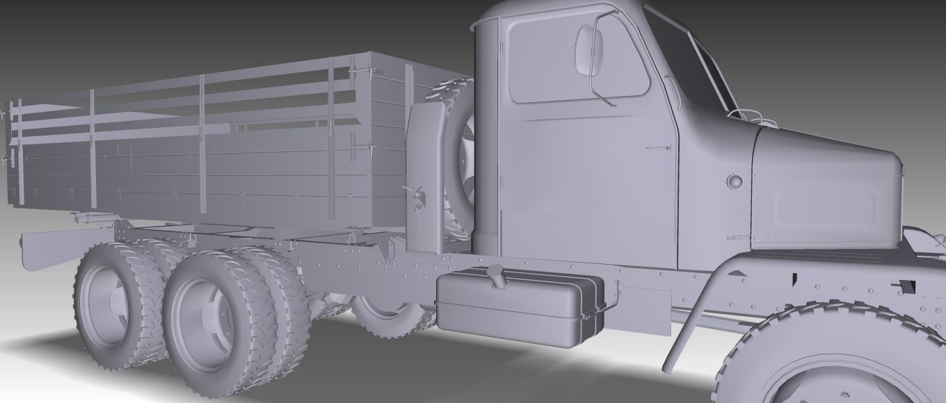 3D model Praga V3S VR / AR / low-poly | CGTrader