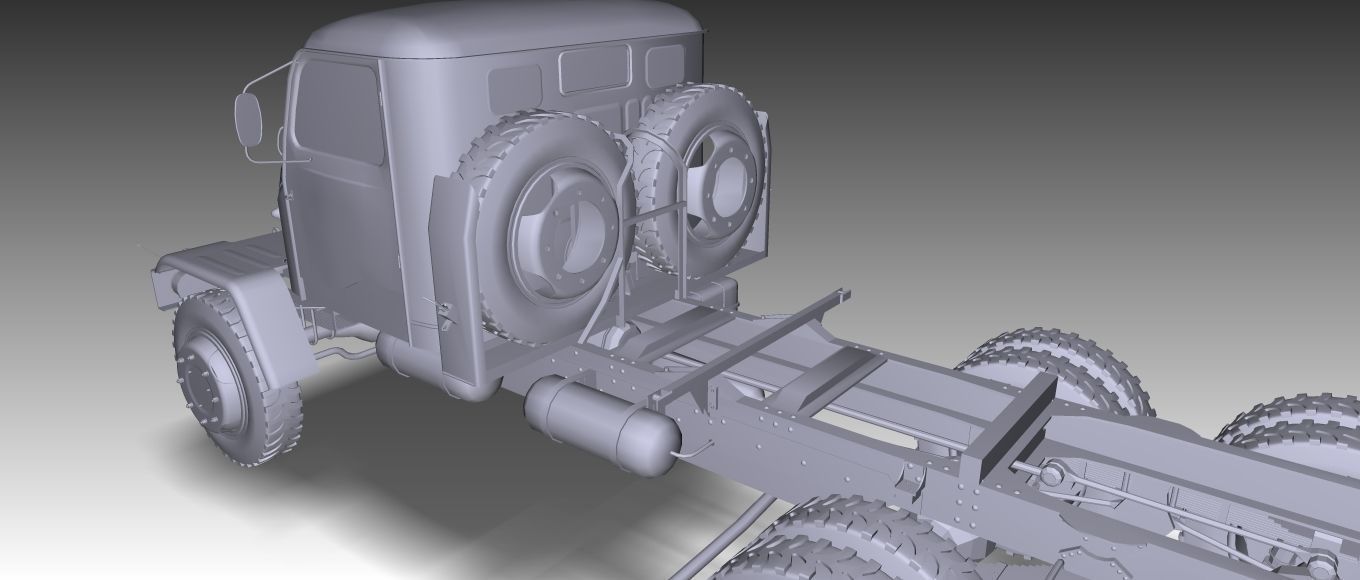 3D model Praga V3S VR / AR / low-poly | CGTrader