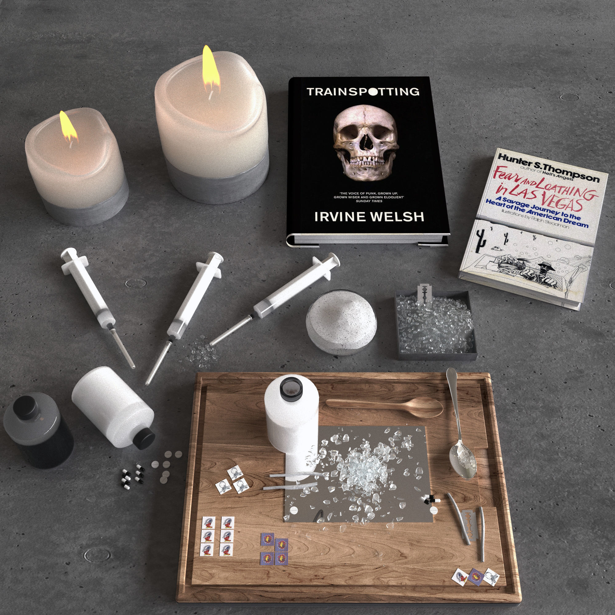 3D Medicines set and drugs | CGTrader