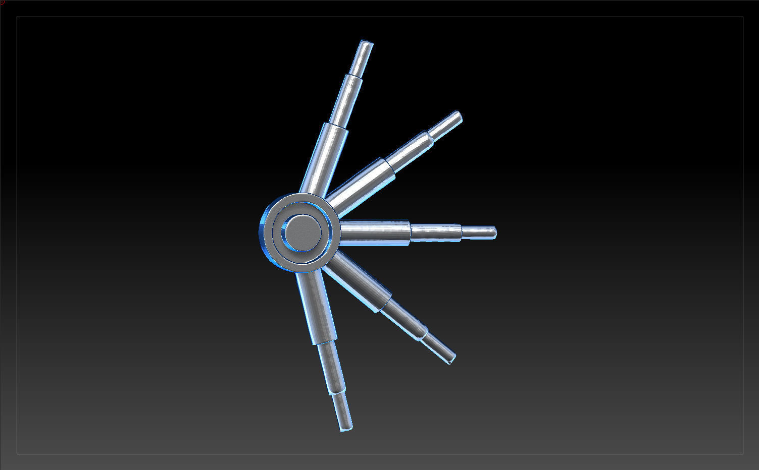 Star Trek Seven of Nine Borg Implants Prosthetic Parts Jeri Ryan 3D ...