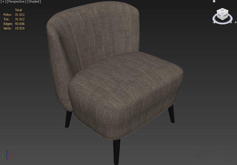 Homeline Tully chair 3D model | CGTrader