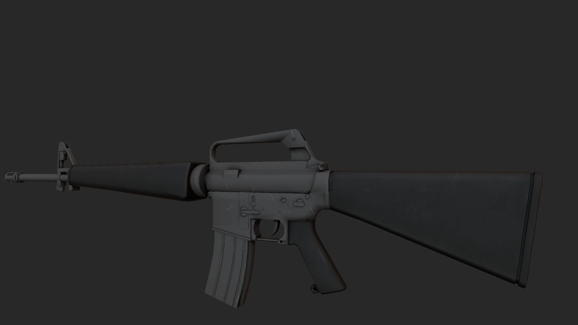3D model M16A1 VR / AR / low-poly | CGTrader