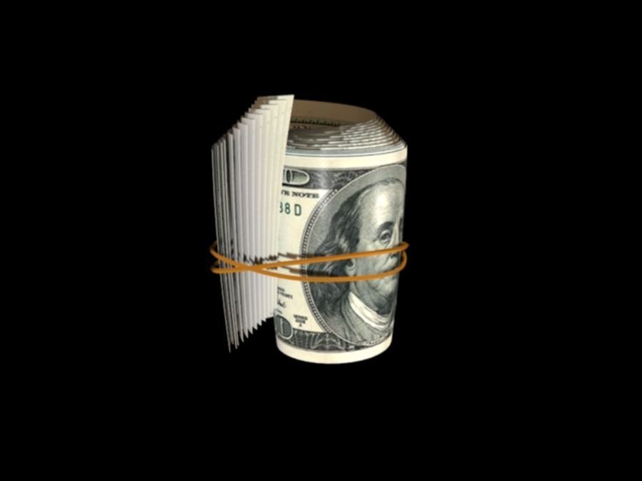 3D model cash dollars VR / AR / low-poly | CGTrader