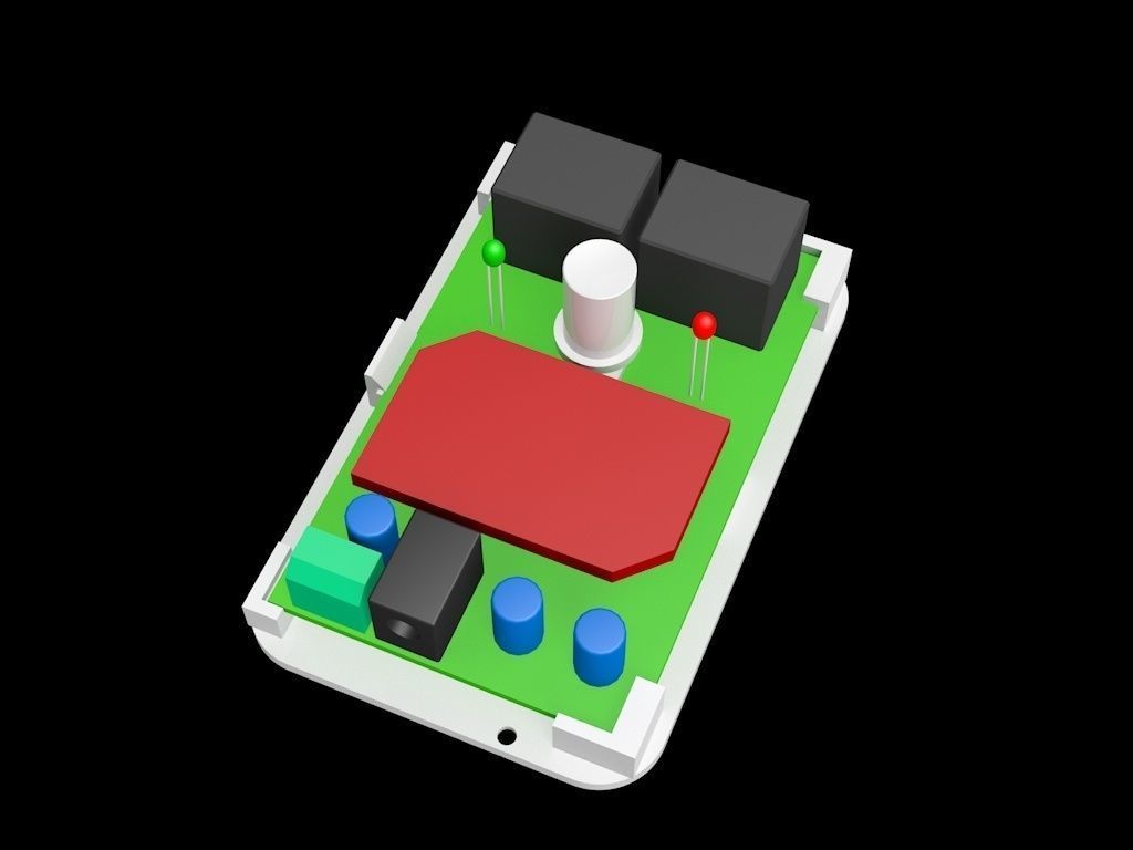 Controller housing 3D model rigged | CGTrader