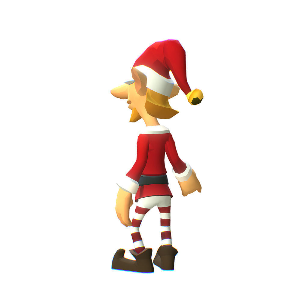 3D model Santas Elves - Toon Series VR / AR / low-poly rigged | CGTrader