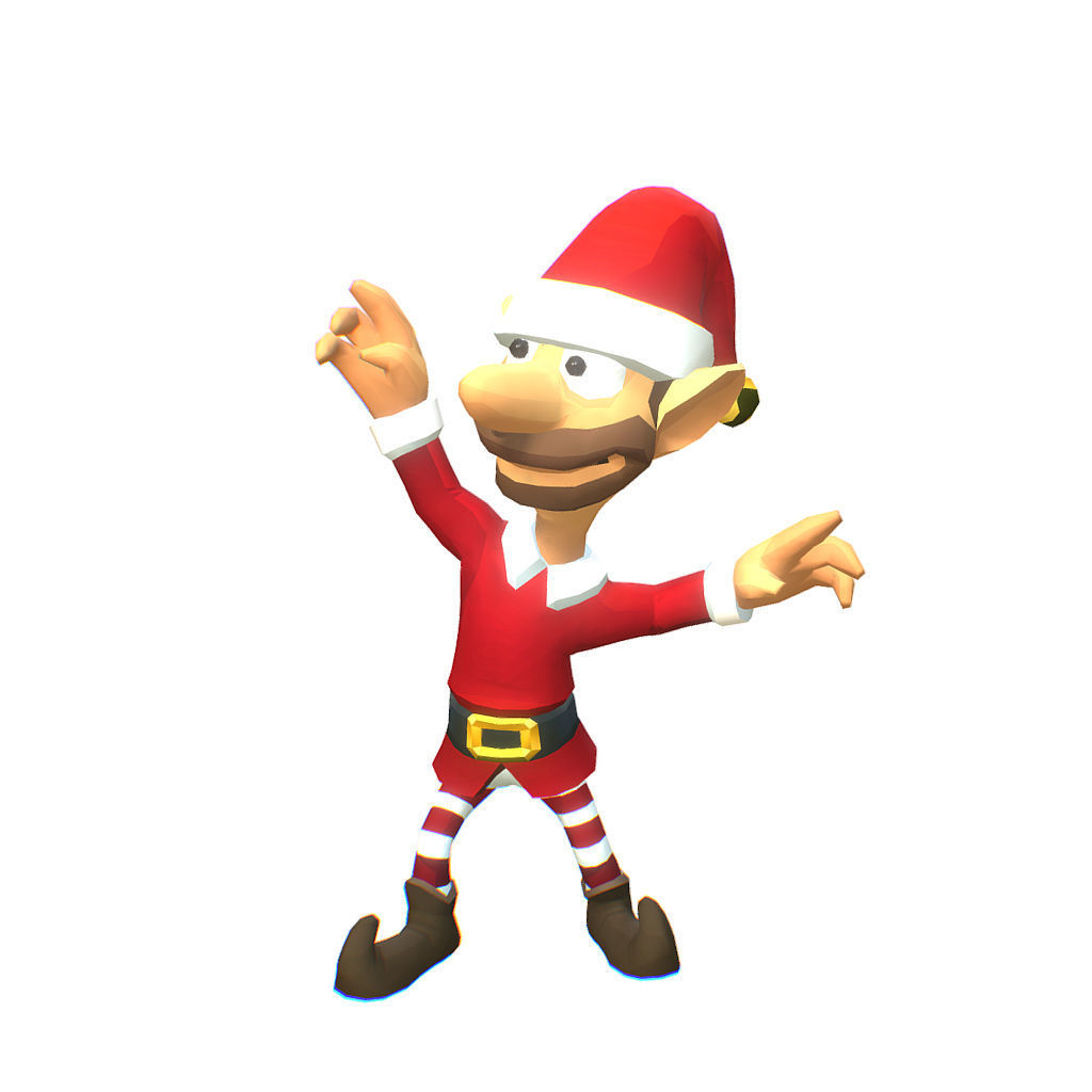 3D model Santas Elves - Toon Series VR / AR / low-poly | CGTrader