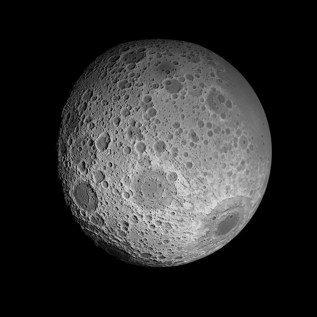 3D model 23K Realistic Moon VR / AR / low-poly OBJ BLEND DAE - CGTrader.com