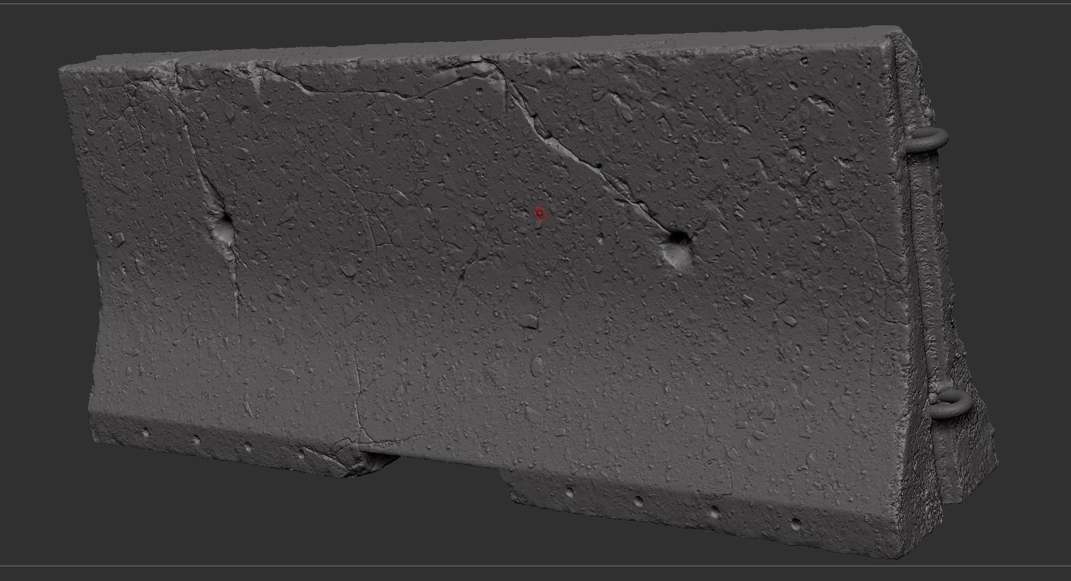 Concrete block free VR / AR / low-poly 3D model | CGTrader
