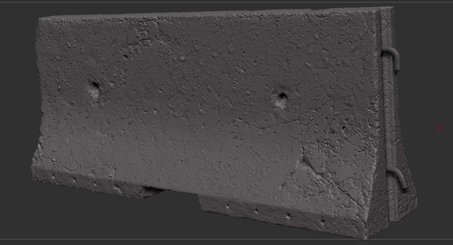 Concrete block free VR / AR / low-poly 3D model | CGTrader