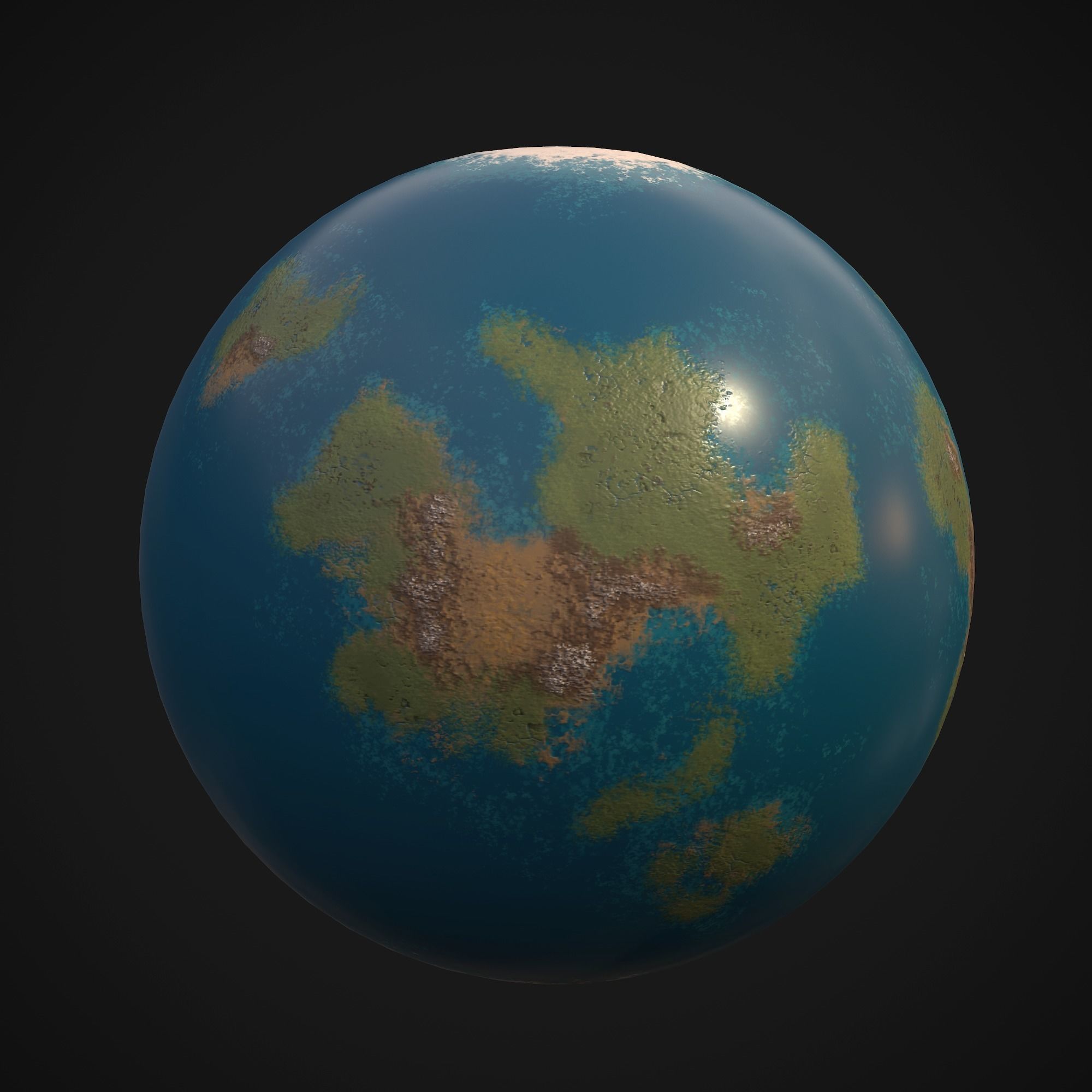 3D model Stylized Planets 02 VR / AR / low-poly | CGTrader