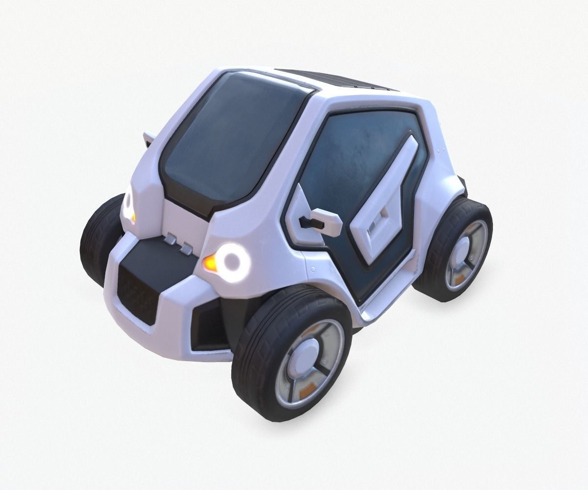 3D model Cyberpunk Minicar VR / AR / low-poly | CGTrader