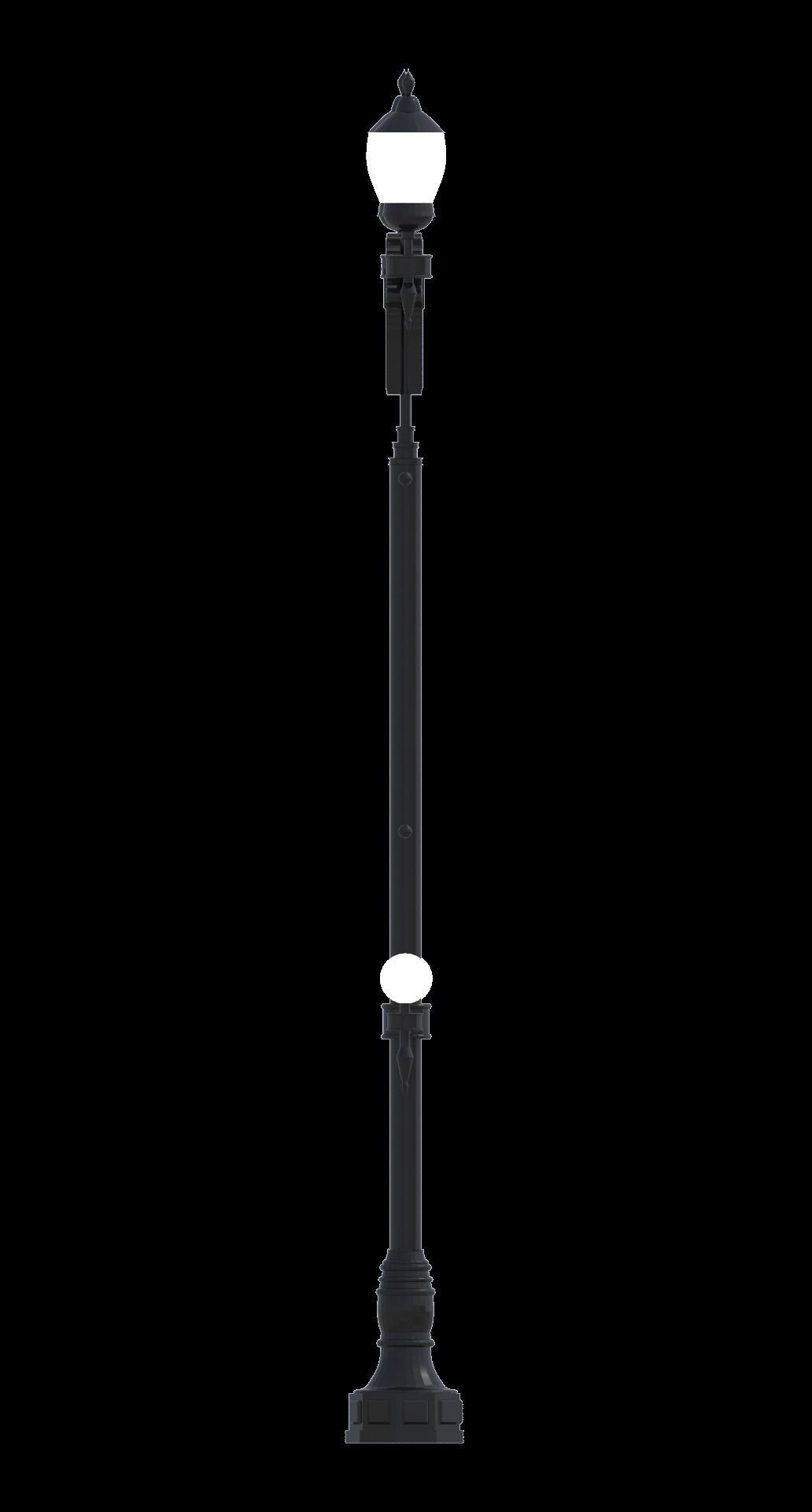 3D model Ornate street light fixture urban design lighting for street ...