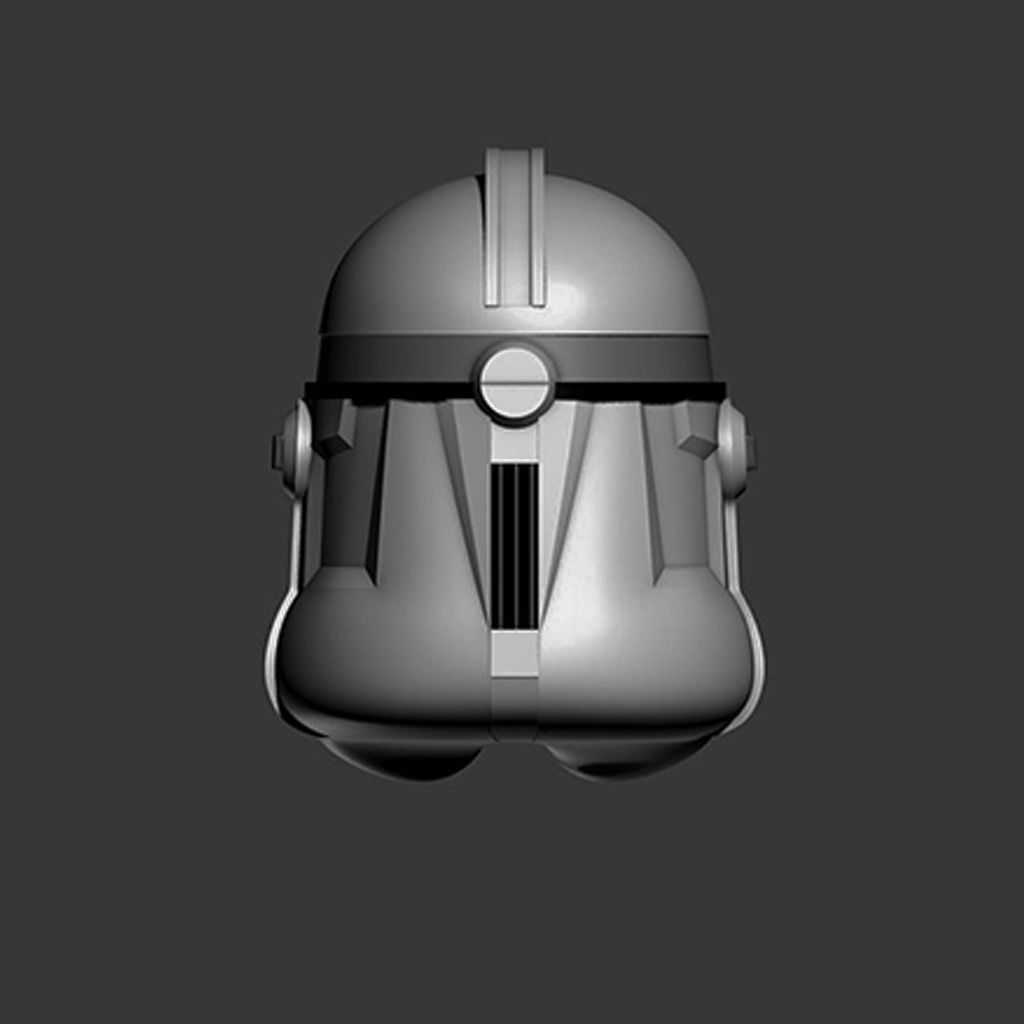 Phase 2 Clone Trooper Cosplay Helmet 3D model 3D printable | CGTrader