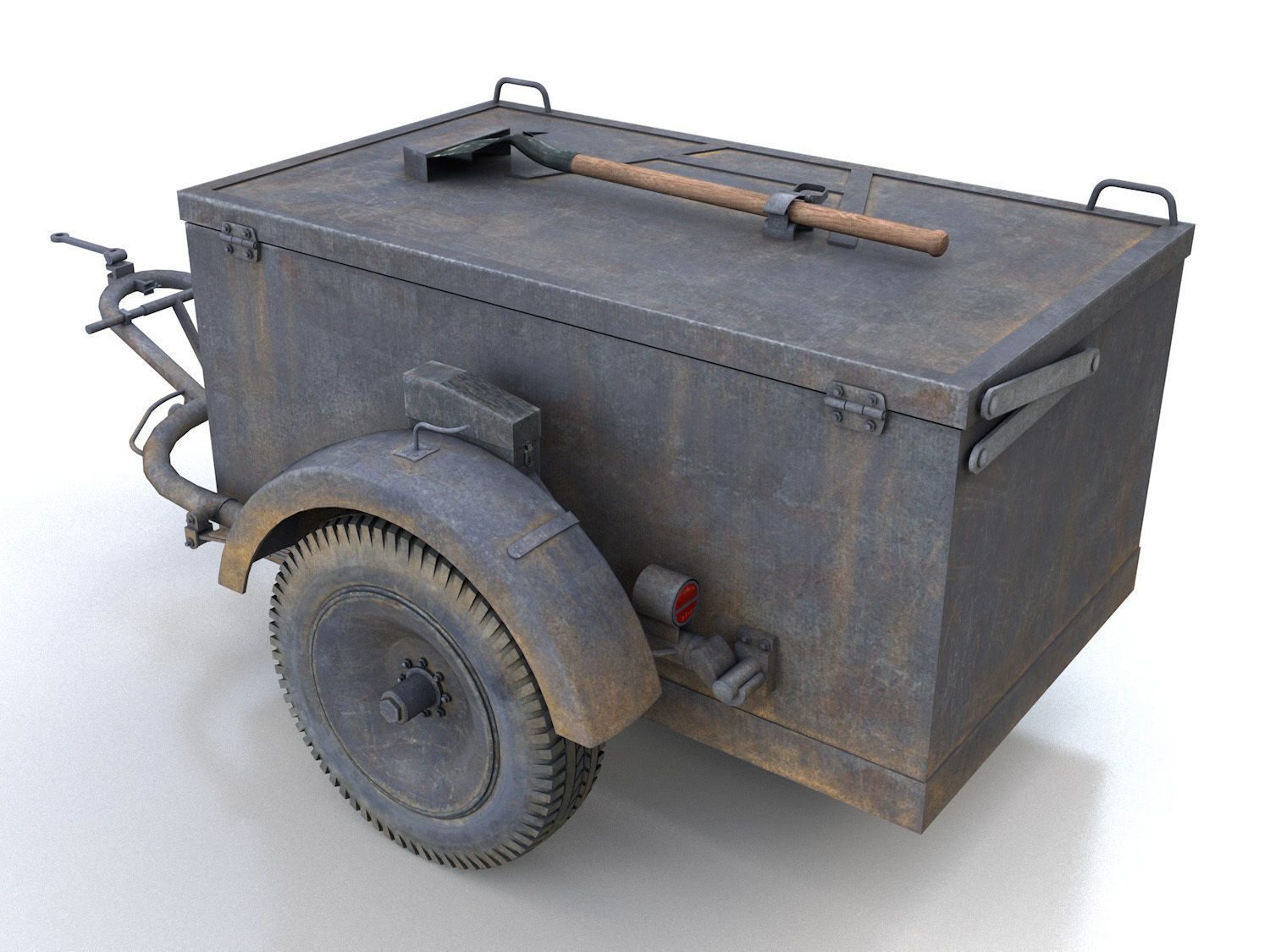 SD AH 51 - Trailer 3D model | CGTrader