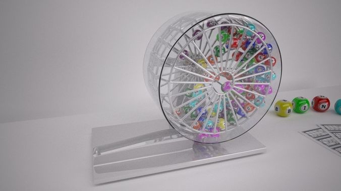 Bingo Set wheel of fortune 3D model | CGTrader