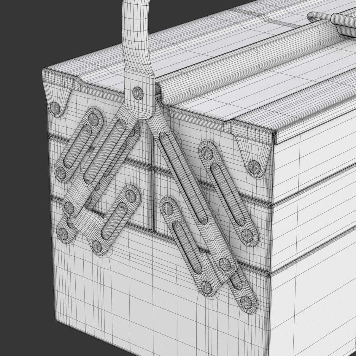Cantilever Toolbox 3D model rigged | CGTrader