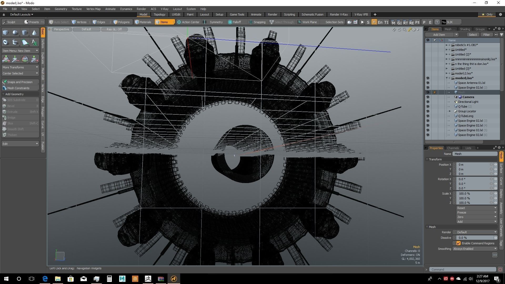 sci-fi wheel extended 3D model | CGTrader