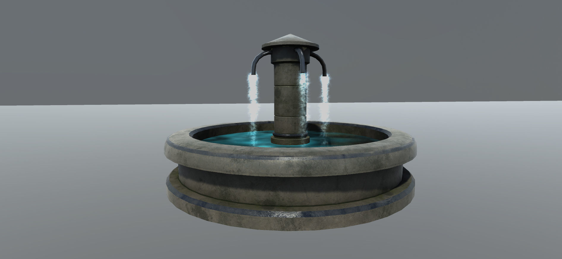 3D model Fountain Set 2 - Unreal - Unity VR / AR / low-poly | CGTrader