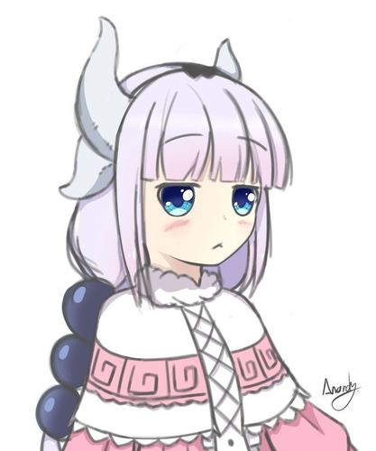 Miss Kobayashi - Kanna Kobayashi Horn 3D model 3D printable | CGTrader