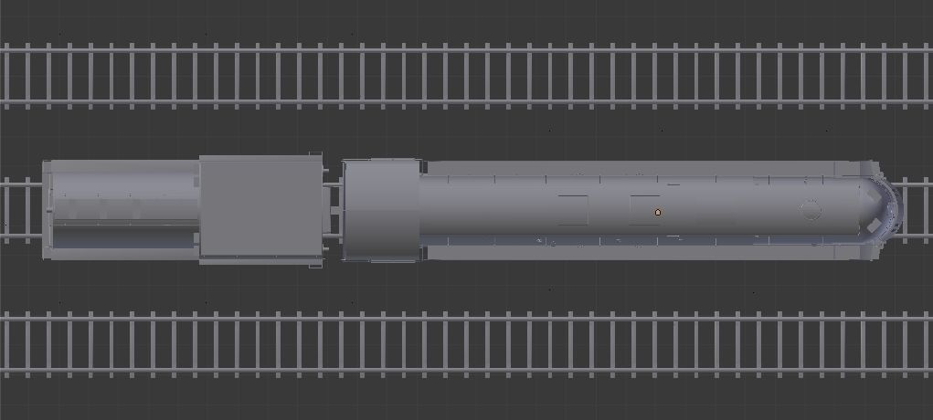 Streamlined Steam Locomotive and Tender - Vintage Train 3D model | CGTrader