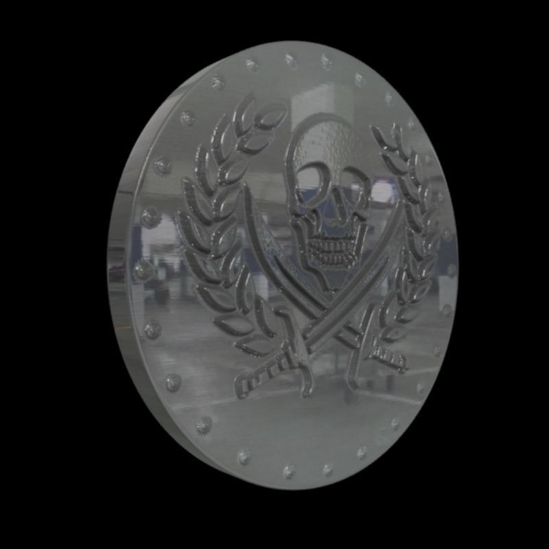 pirate coin 3D model 3D printable | CGTrader