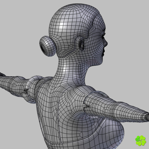 3D model Ada evening simplified VR / AR / low-poly | CGTrader