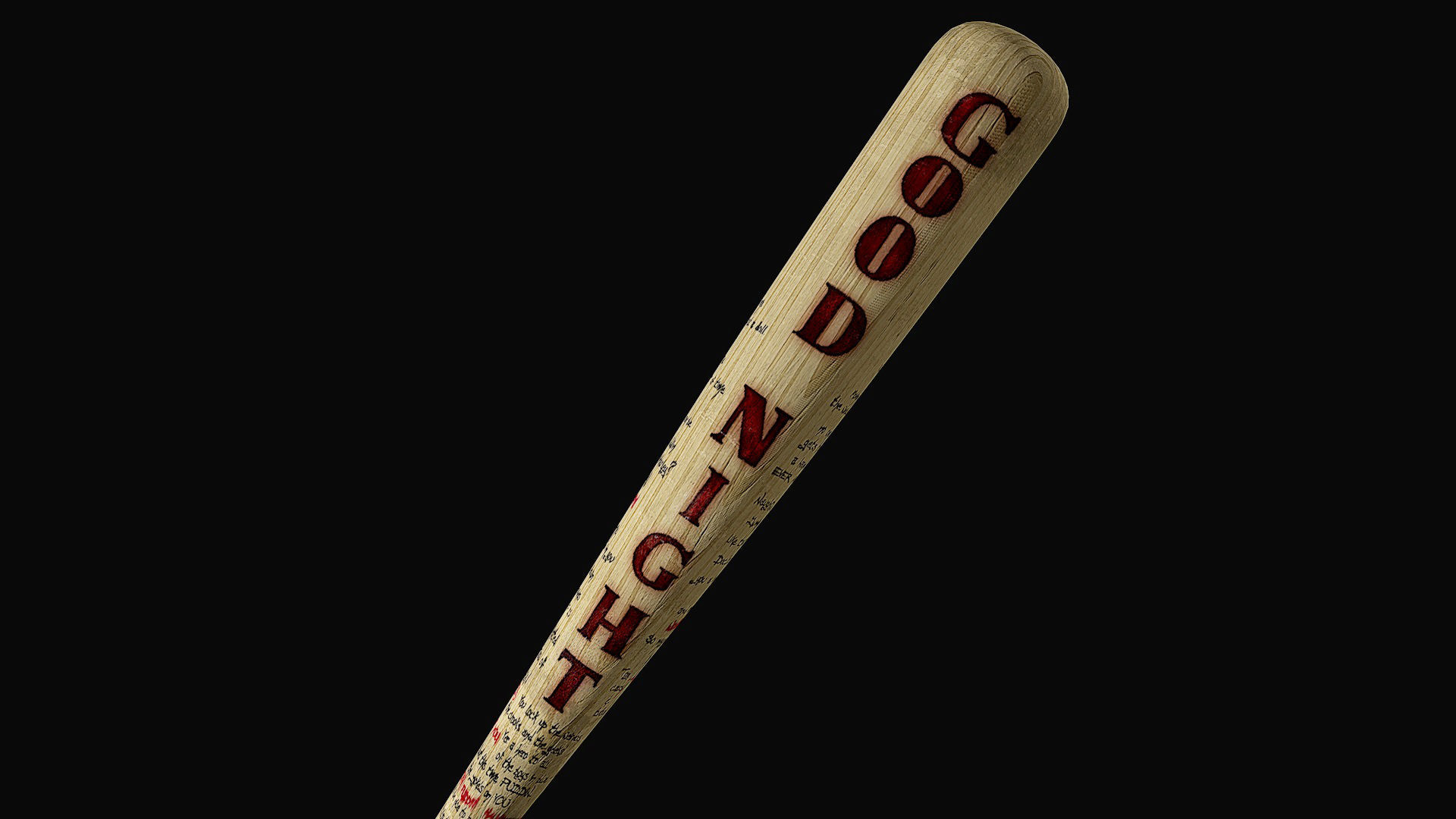 3D model Harley Quinns Good Night Baseball Bat VR / AR / low-poly ...